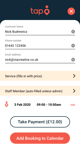 Tap App · VIA Creative